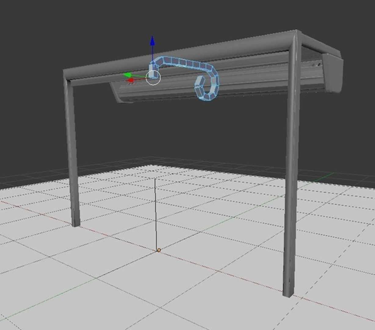 free rigged roller shutters 3d model