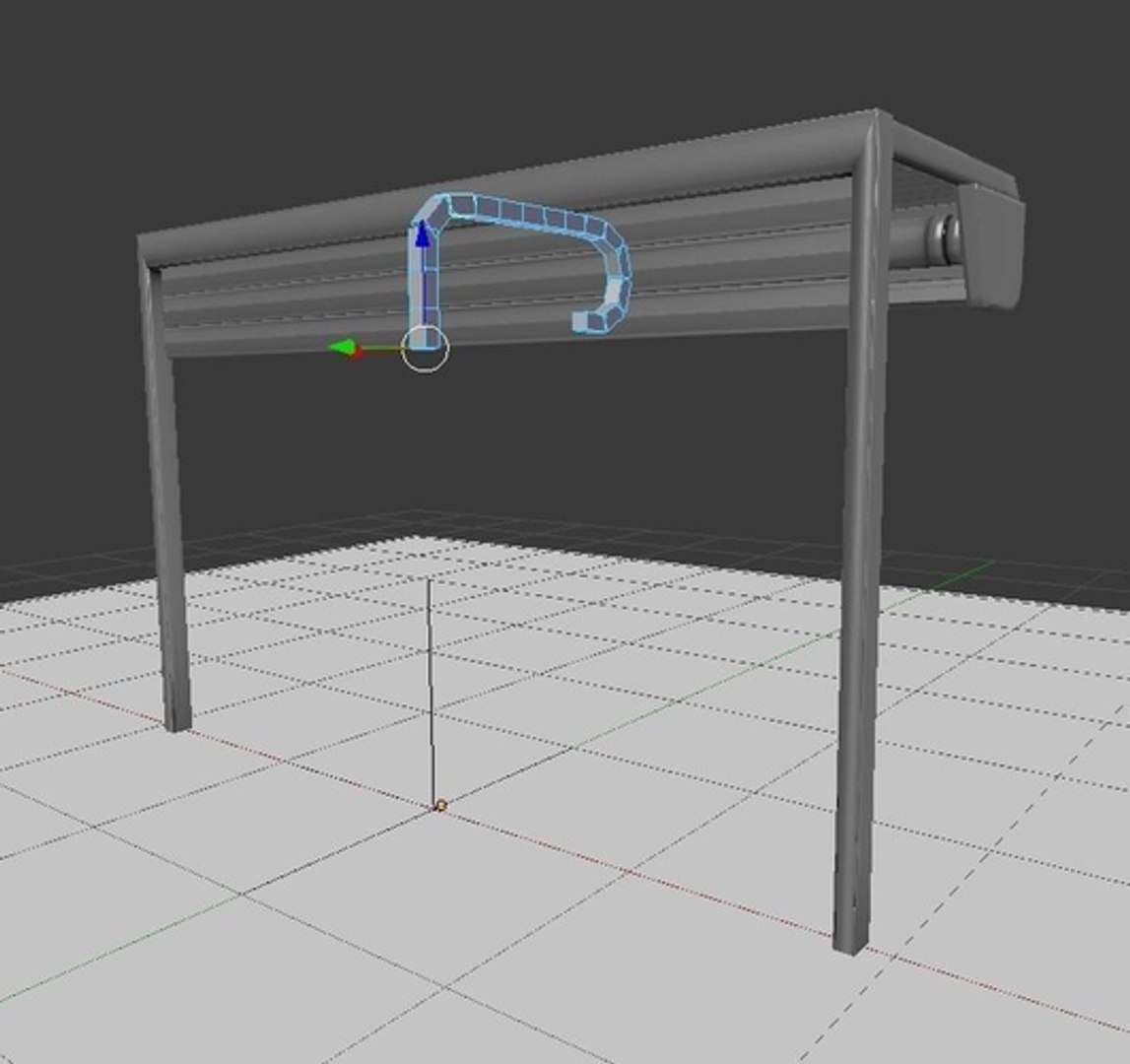 Free Rigged Roller Shutters 3d Model