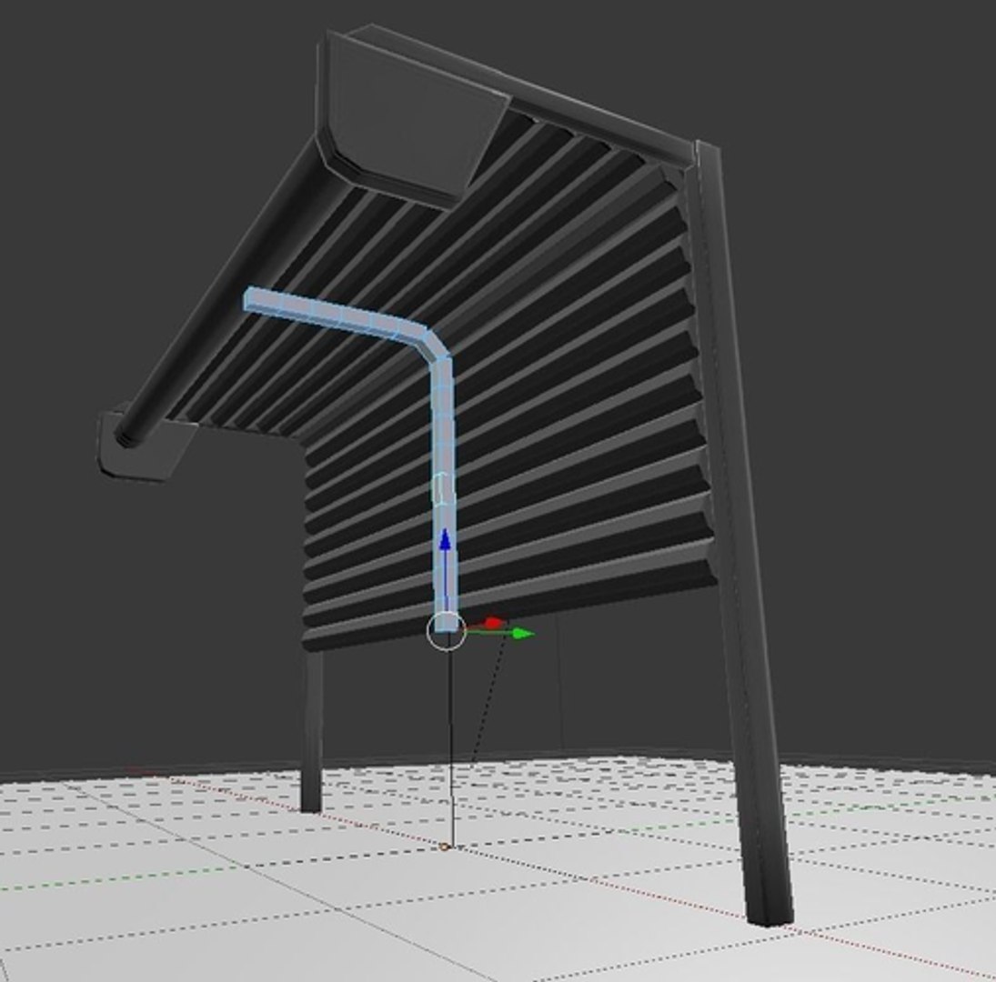 Free Rigged Roller Shutters 3d Model