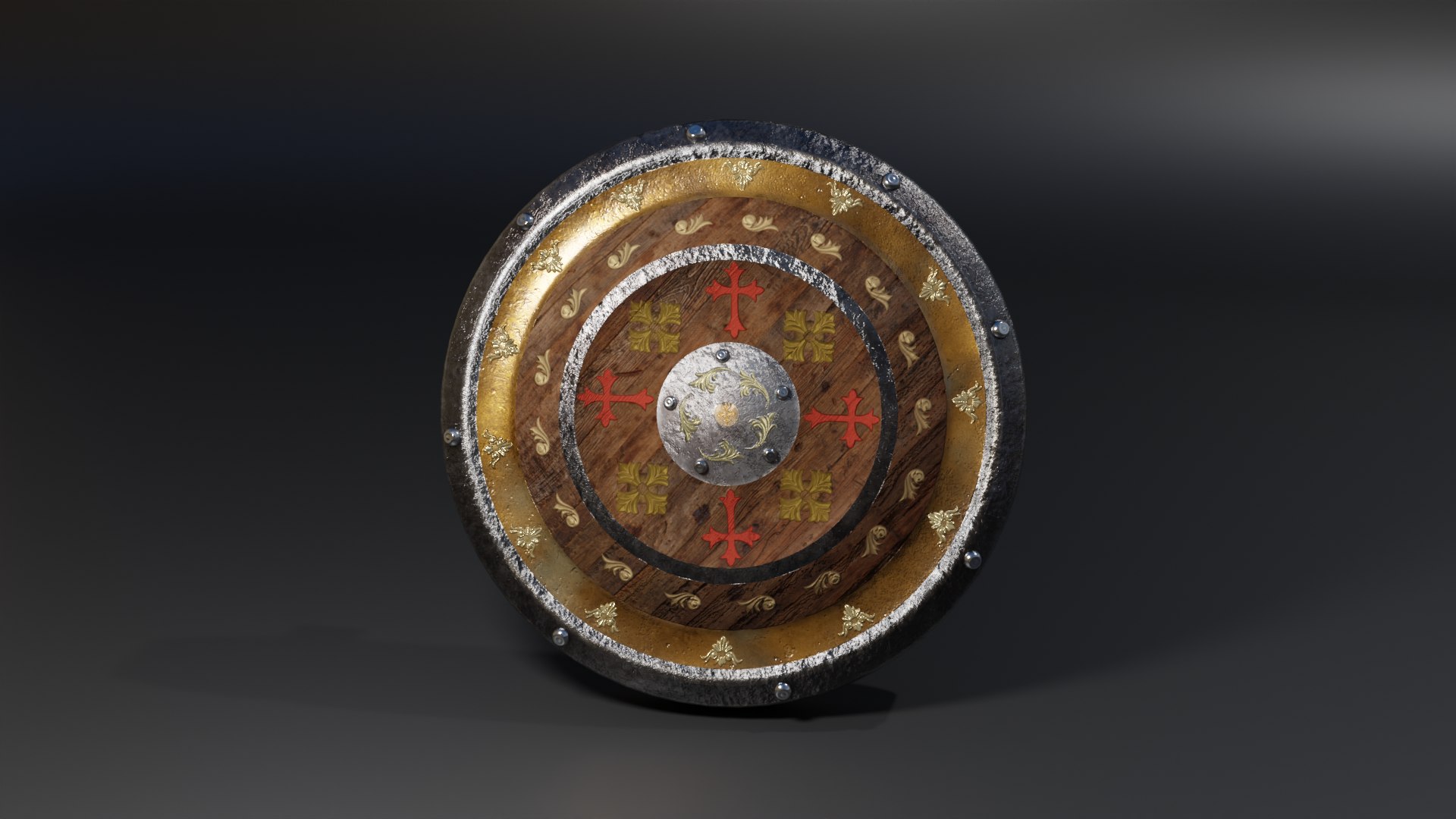 3D MEDIEVAL SHIELD Model - TurboSquid 2007717