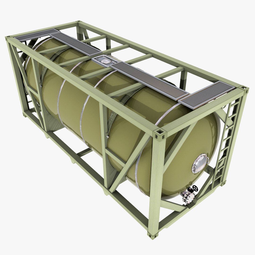 3d model military containers