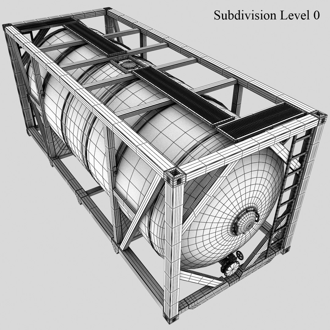 3d model military containers