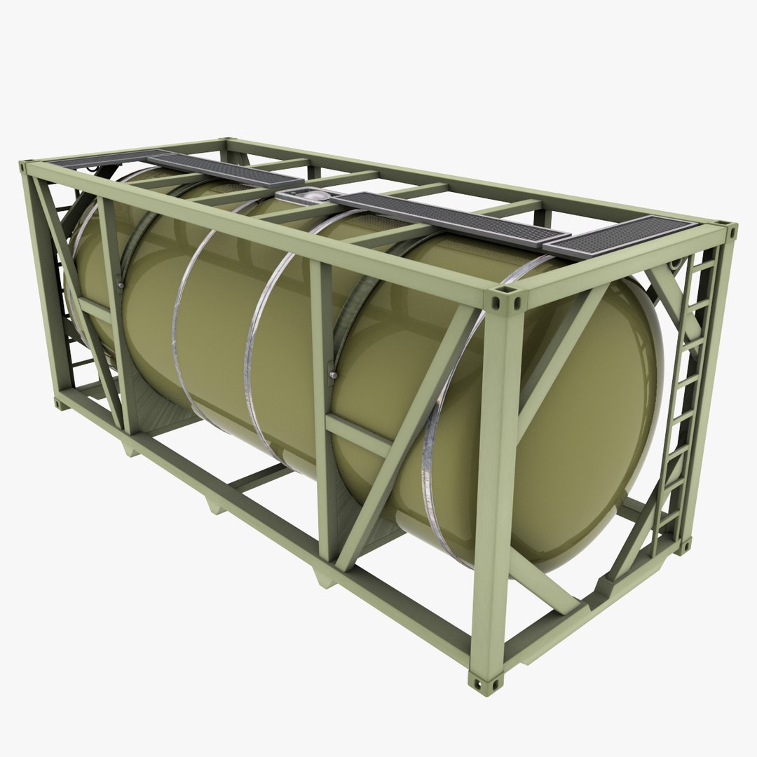 3d model military containers