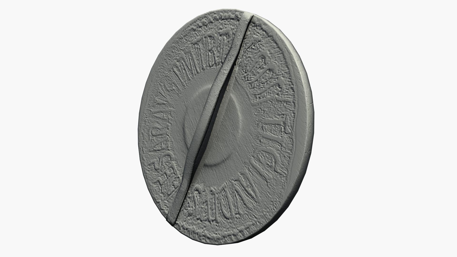 3D Roman Shield Low Poly Model - TurboSquid 1984520