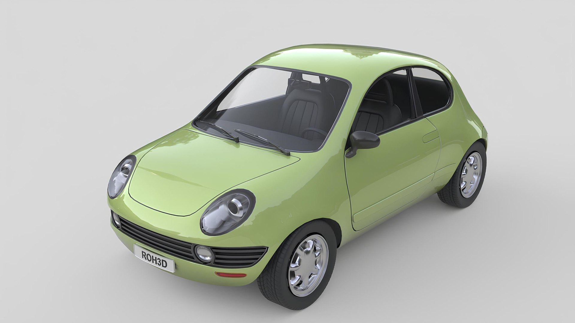 Generic Compact Car 1995 3D Model - TurboSquid 2355570