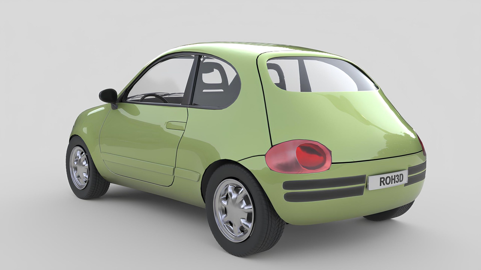 Generic Compact Car 1995 3D Model - TurboSquid 2355570