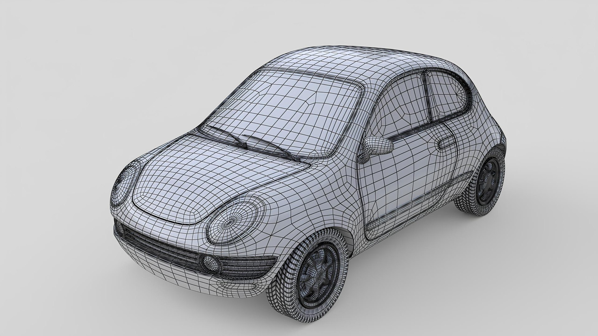 Generic Compact Car 1995 3D Model - TurboSquid 2355570