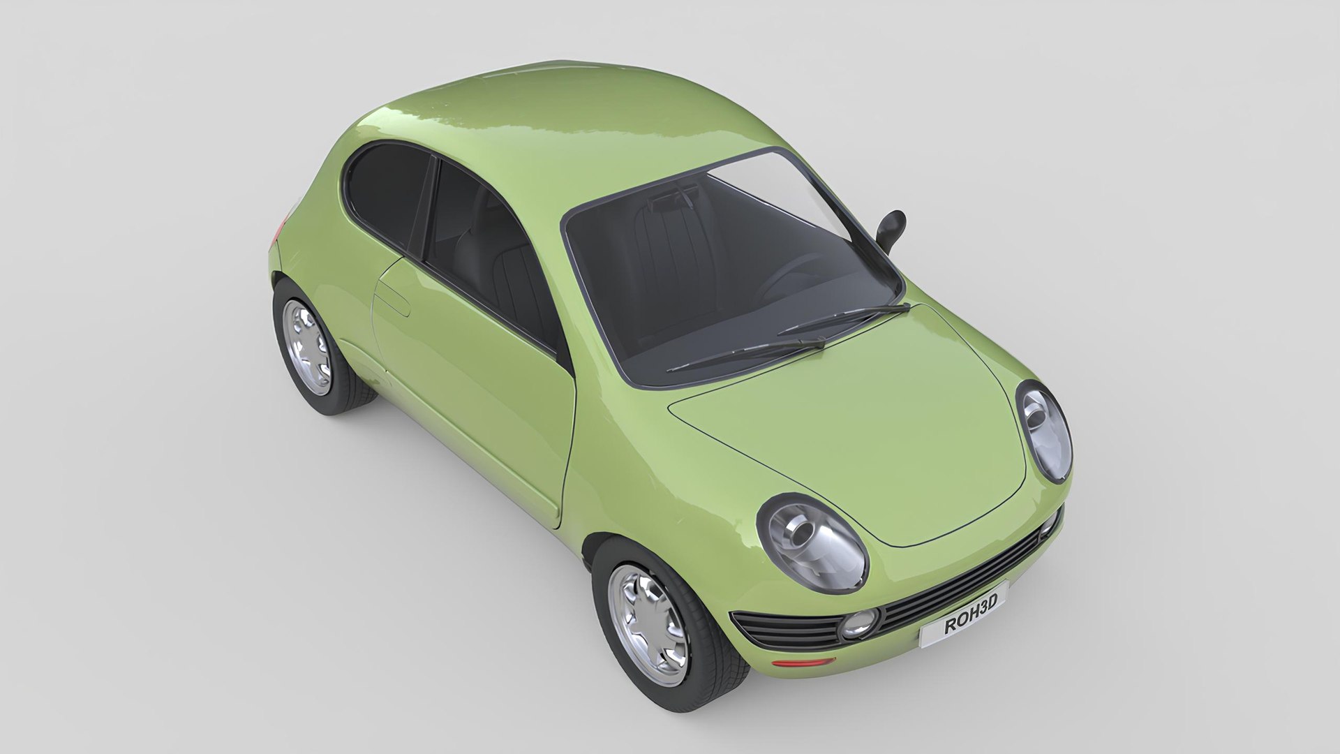 Generic Compact Car 1995 3D Model - TurboSquid 2355570
