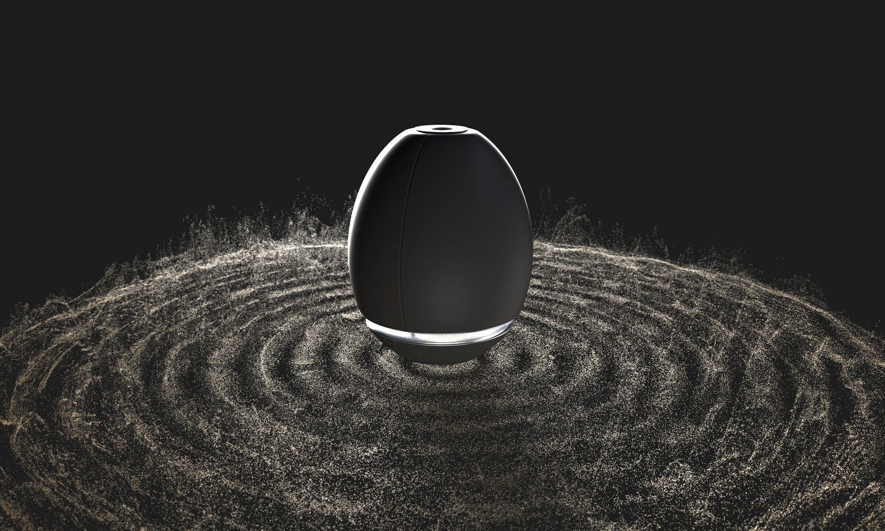 3D Sound Wave And Sand - Animated Model - TurboSquid 2102694