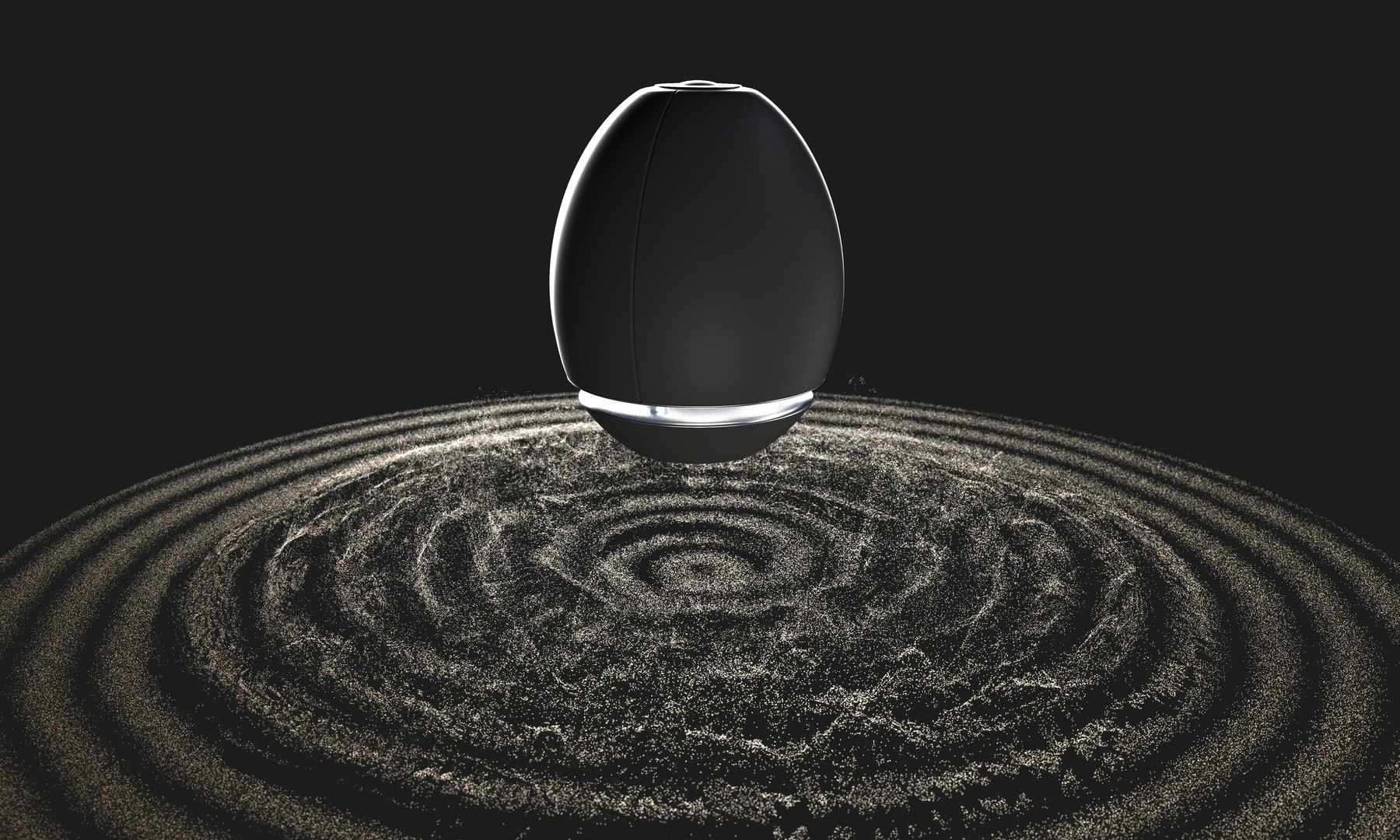 3D Sound Wave And Sand - Animated Model - TurboSquid 2102694