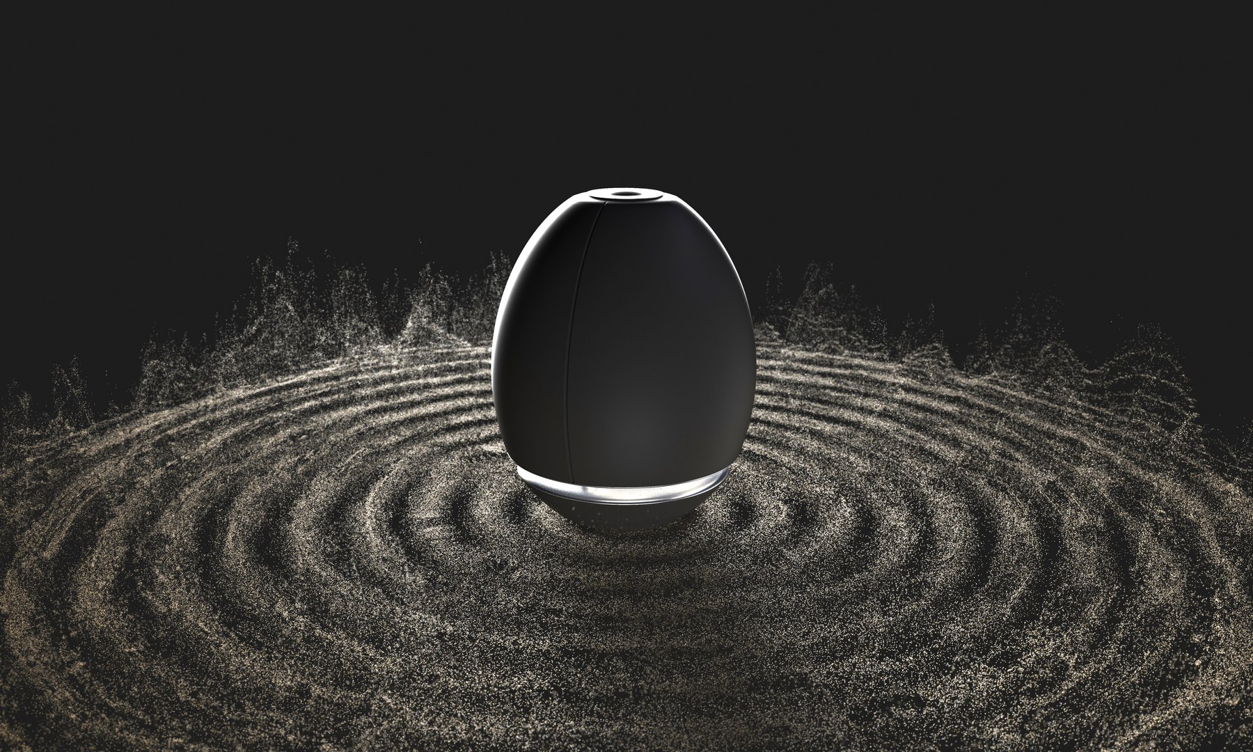 3D Sound Wave And Sand - Animated Model - TurboSquid 2102694