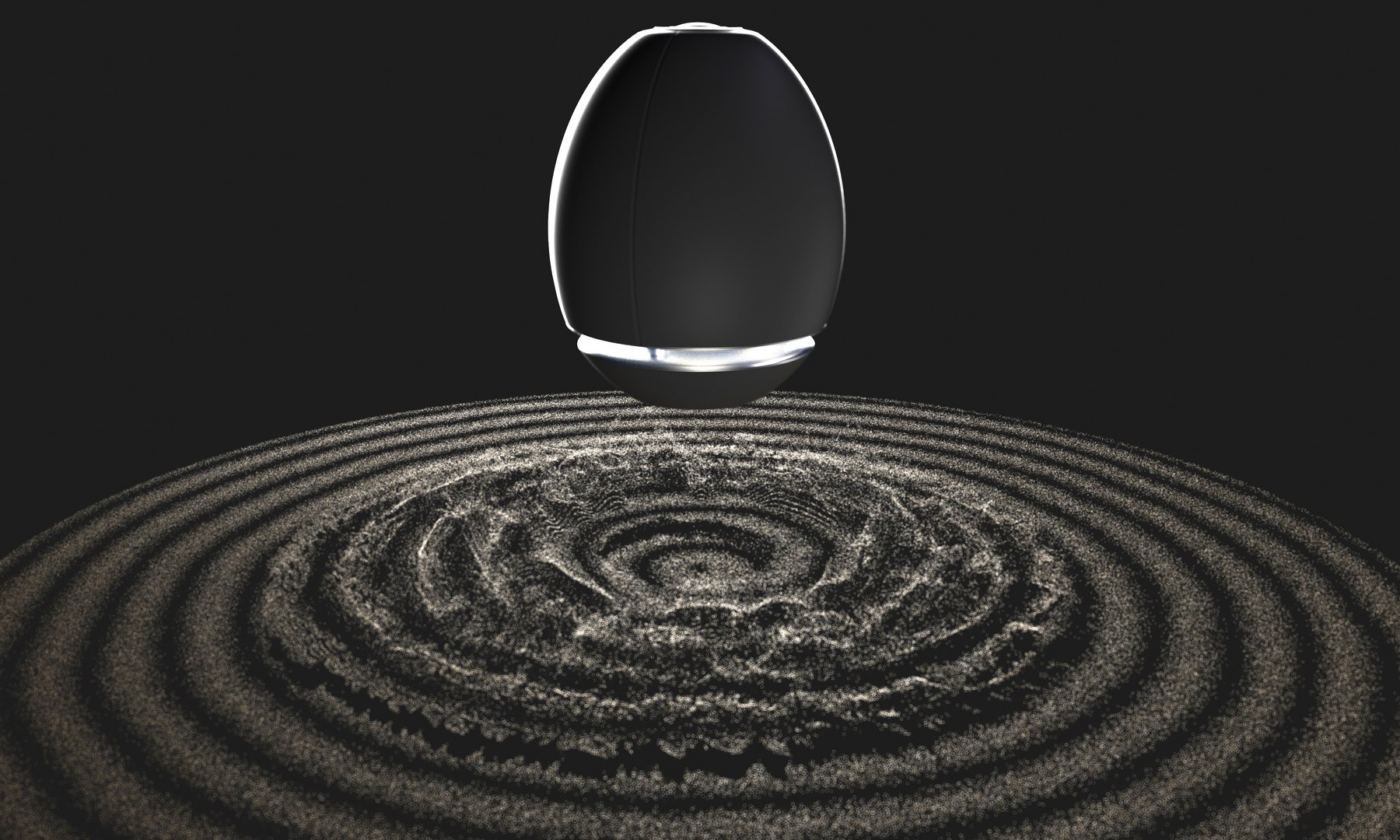 3D Sound Wave And Sand - Animated Model - TurboSquid 2102694