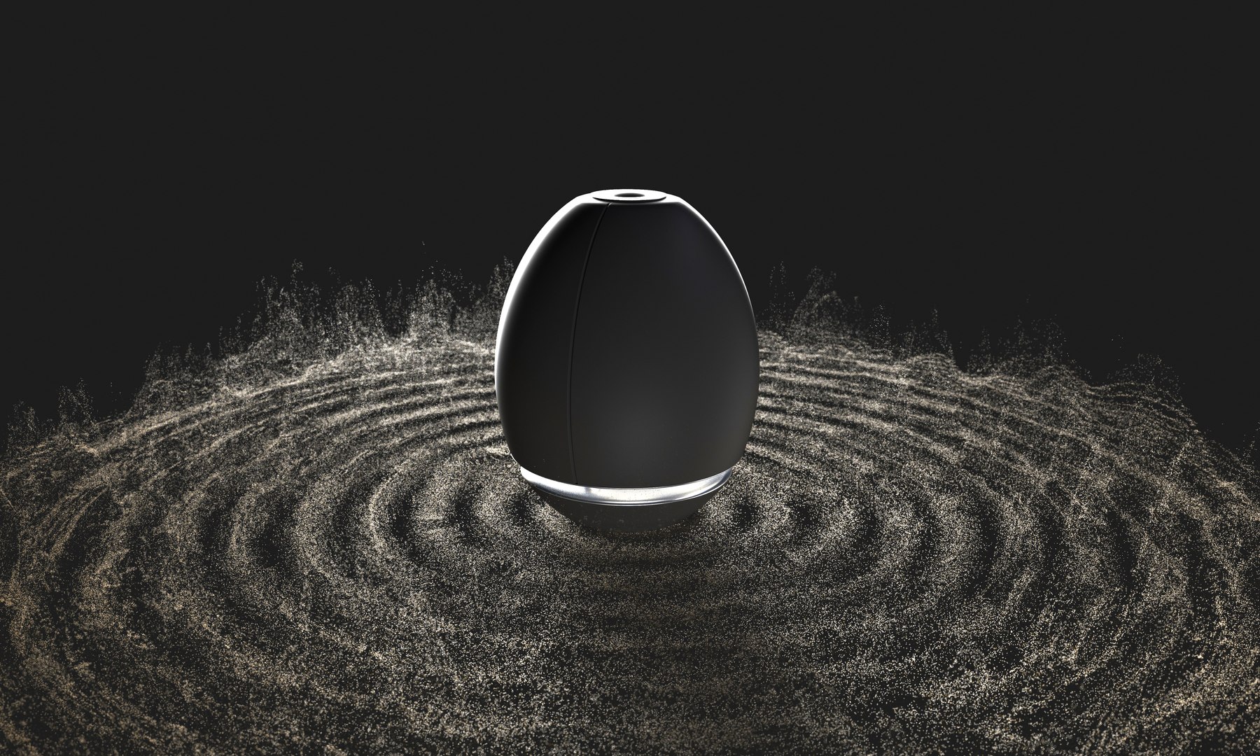 3D Sound Wave And Sand - Animated Model - TurboSquid 2102694