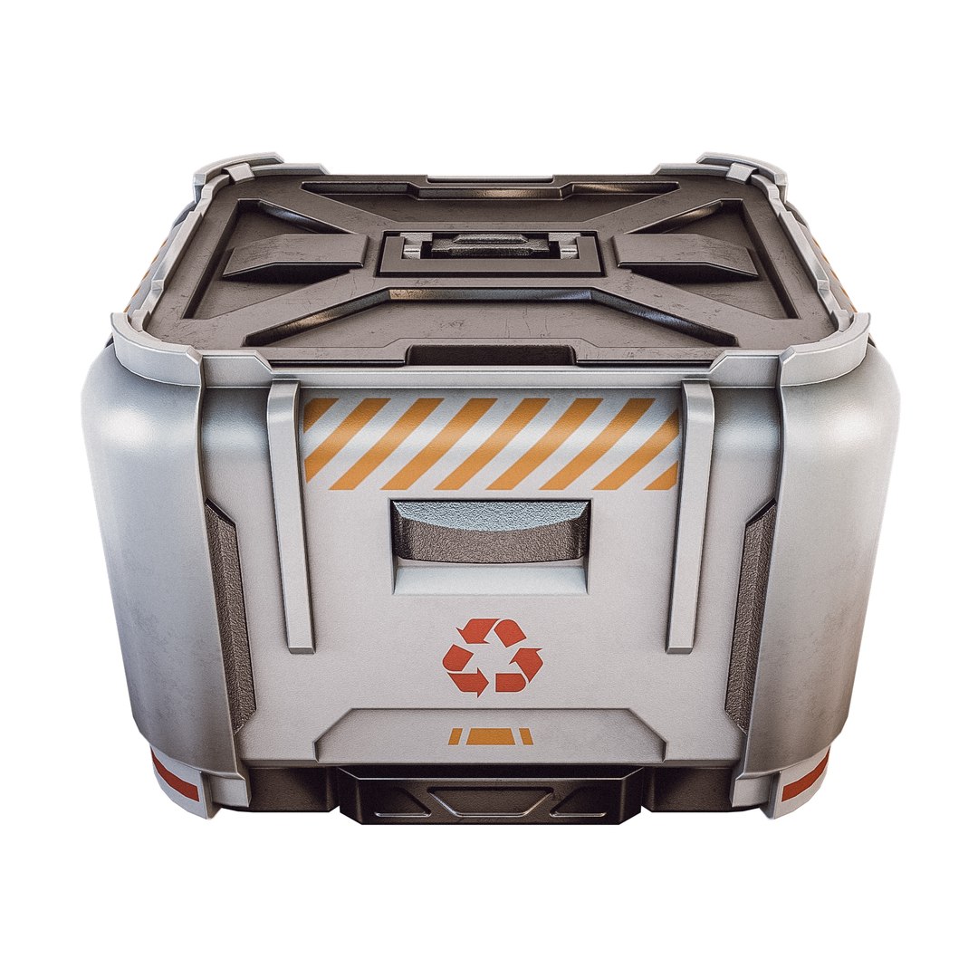 Sci-fi Container 3D Model - TurboSquid 1400792