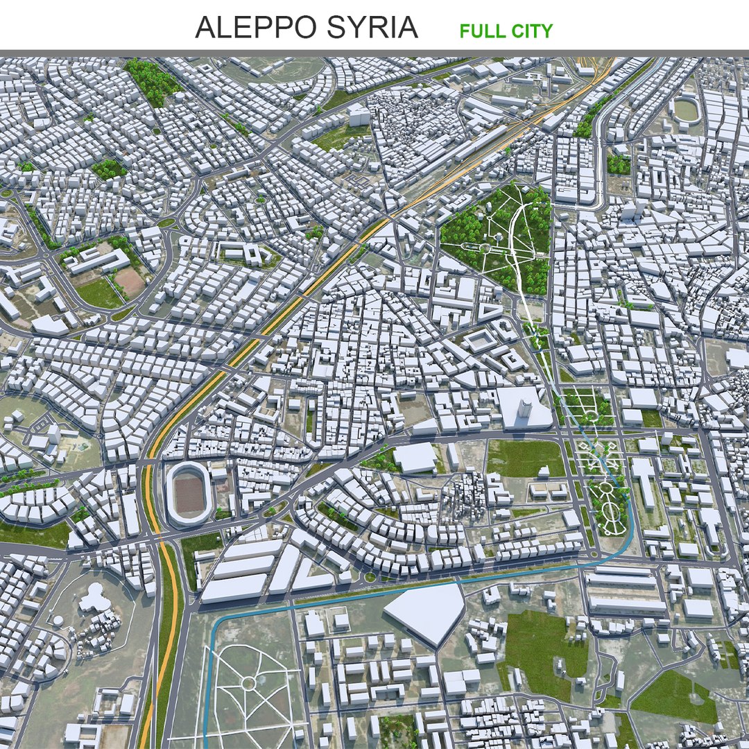 3D Aleppo City Syria Model - TurboSquid 2084601