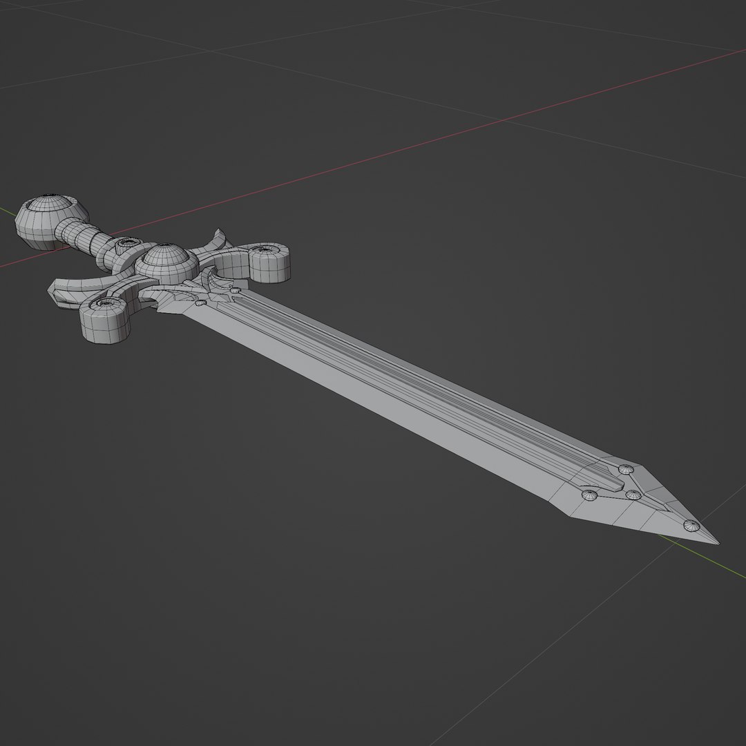 Stylized Fantasy Sword 3D Model - TurboSquid 2286549