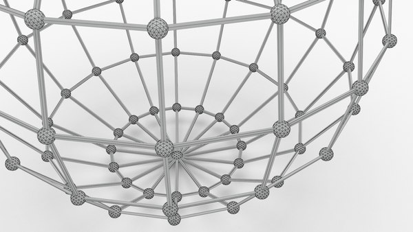3D Wireframe Sphere 03 model - TurboSquid 1797329