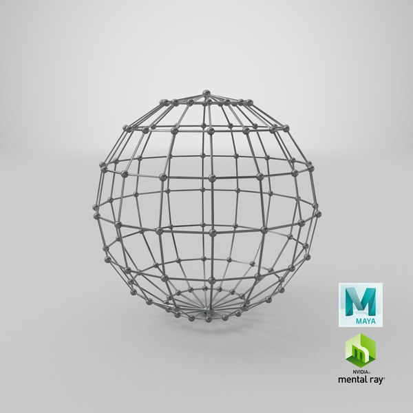 3D Wireframe Sphere 03 model - TurboSquid 1797329