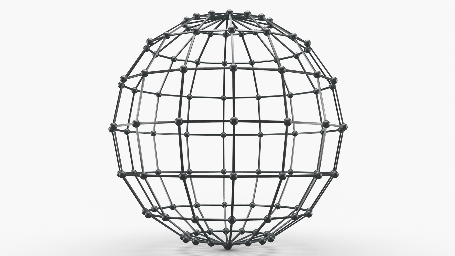 3D Wireframe Sphere 03 Model - TurboSquid 1797329