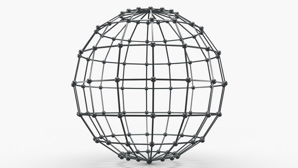 3D Wireframe Sphere 03 model - TurboSquid 1797329