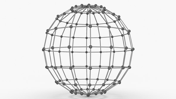 3D Wireframe Sphere 03 model - TurboSquid 1797329