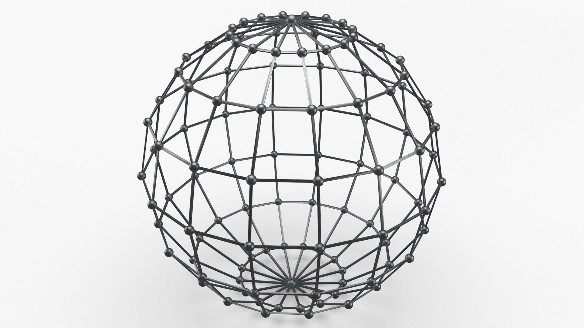 3D Wireframe Sphere 03 Model - TurboSquid 1797329