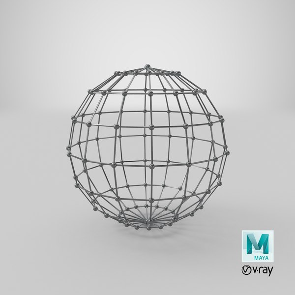 3D Wireframe Sphere 03 model - TurboSquid 1797329