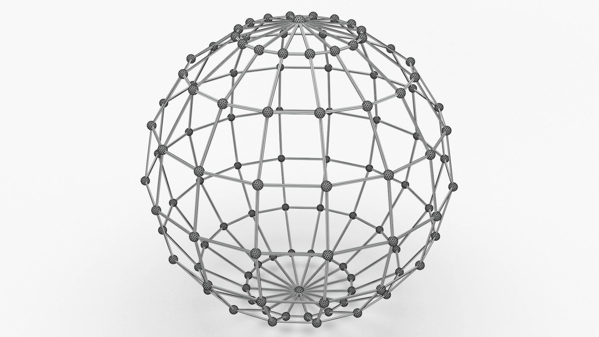 3D Wireframe Sphere 03 model - TurboSquid 1797329