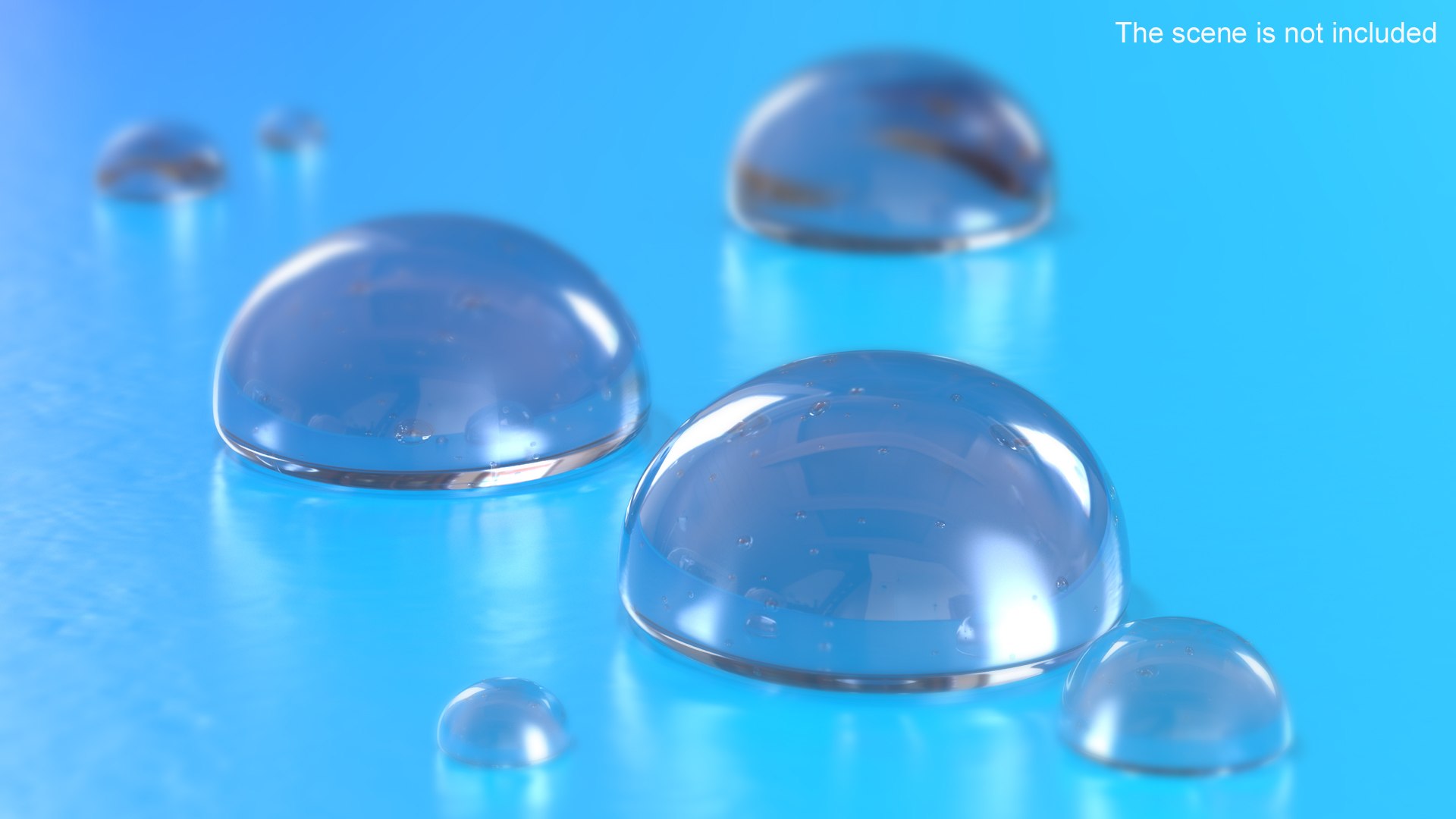 3D Gel Drop Model - TurboSquid 2112750
