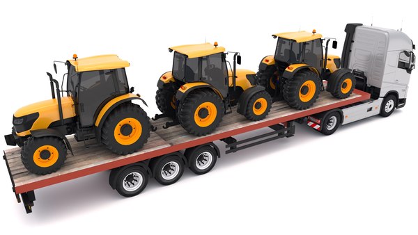 Fh16 tractor trailer 3D model - TurboSquid 1624637