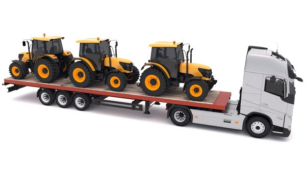 Fh16 tractor trailer 3D model - TurboSquid 1624637