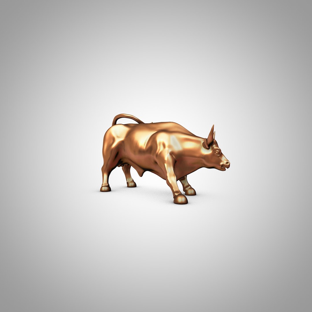 Bull stock 3D model - TurboSquid 1343376