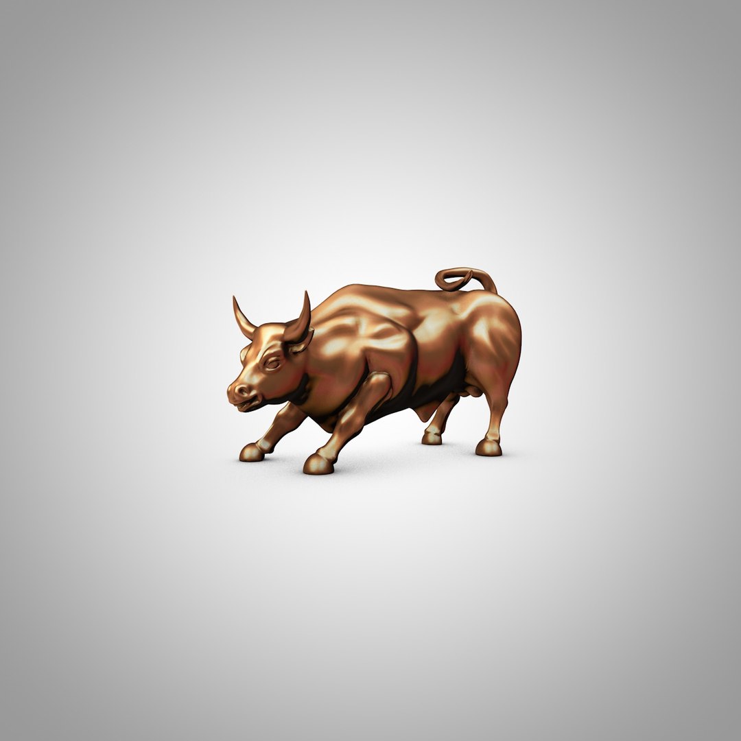 Bull stock 3D model - TurboSquid 1343376