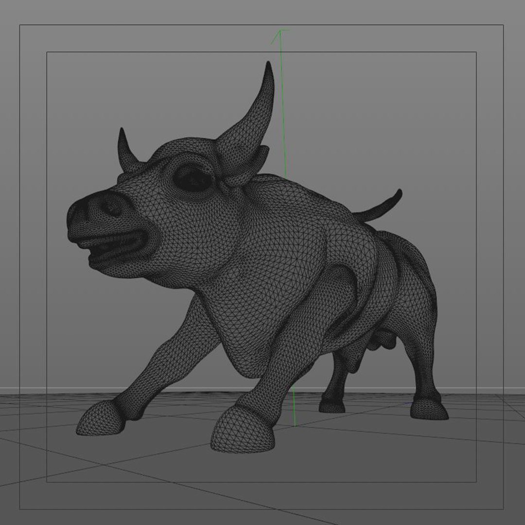 Bull stock 3D model - TurboSquid 1343376