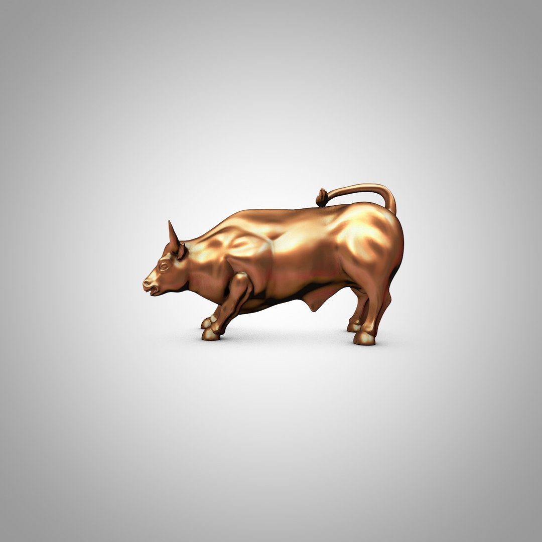 Bull stock 3D model - TurboSquid 1343376