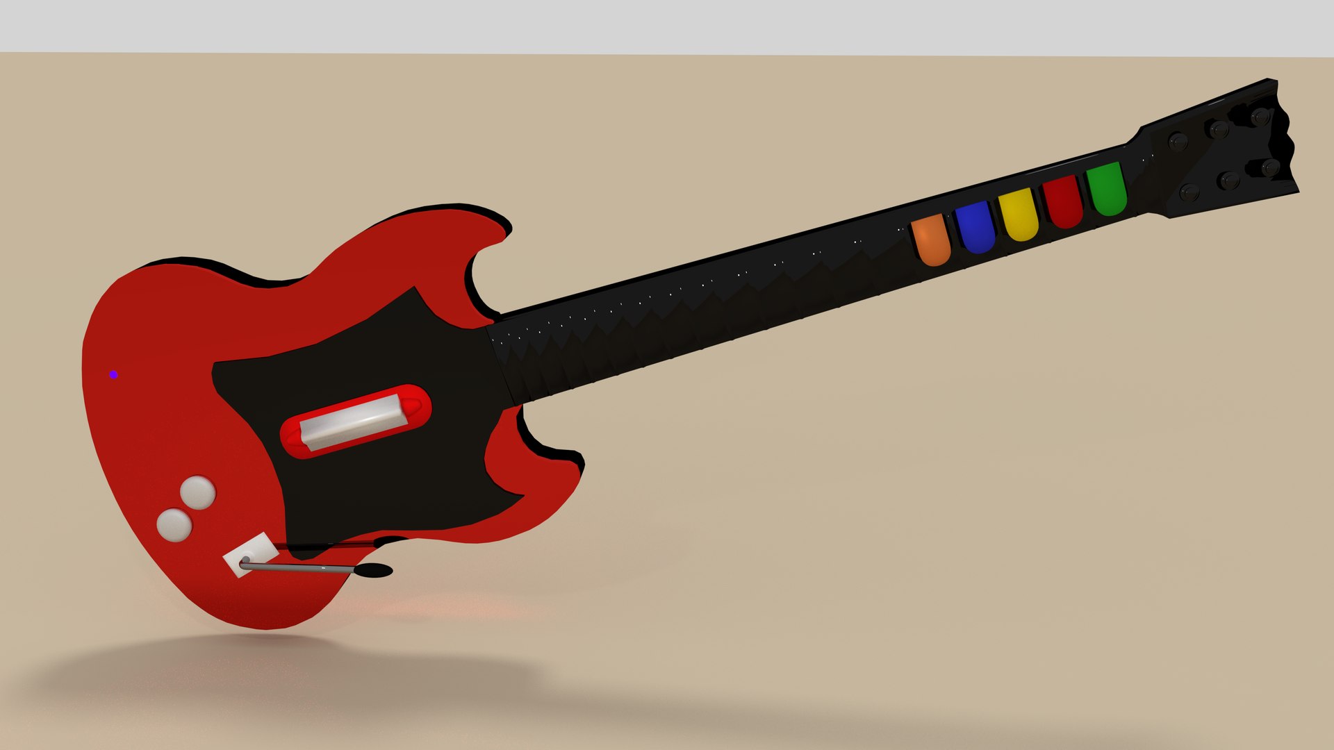 3D model Guitar Hero Controller - TurboSquid 2116518
