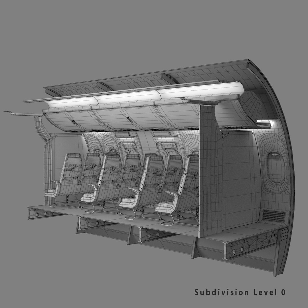 3D Ryanair Economy Wing Exit - TurboSquid 1255811