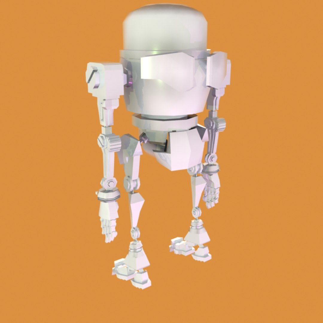 Robot Bot 3d Obj