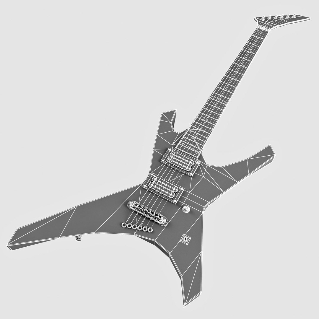 3d Electric Guitar V2