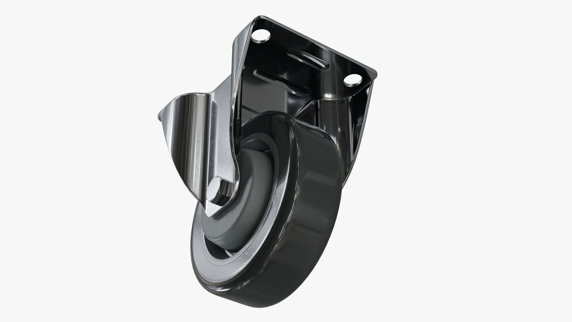 3D Model Rigid Caster Wheel - TurboSquid 1482691