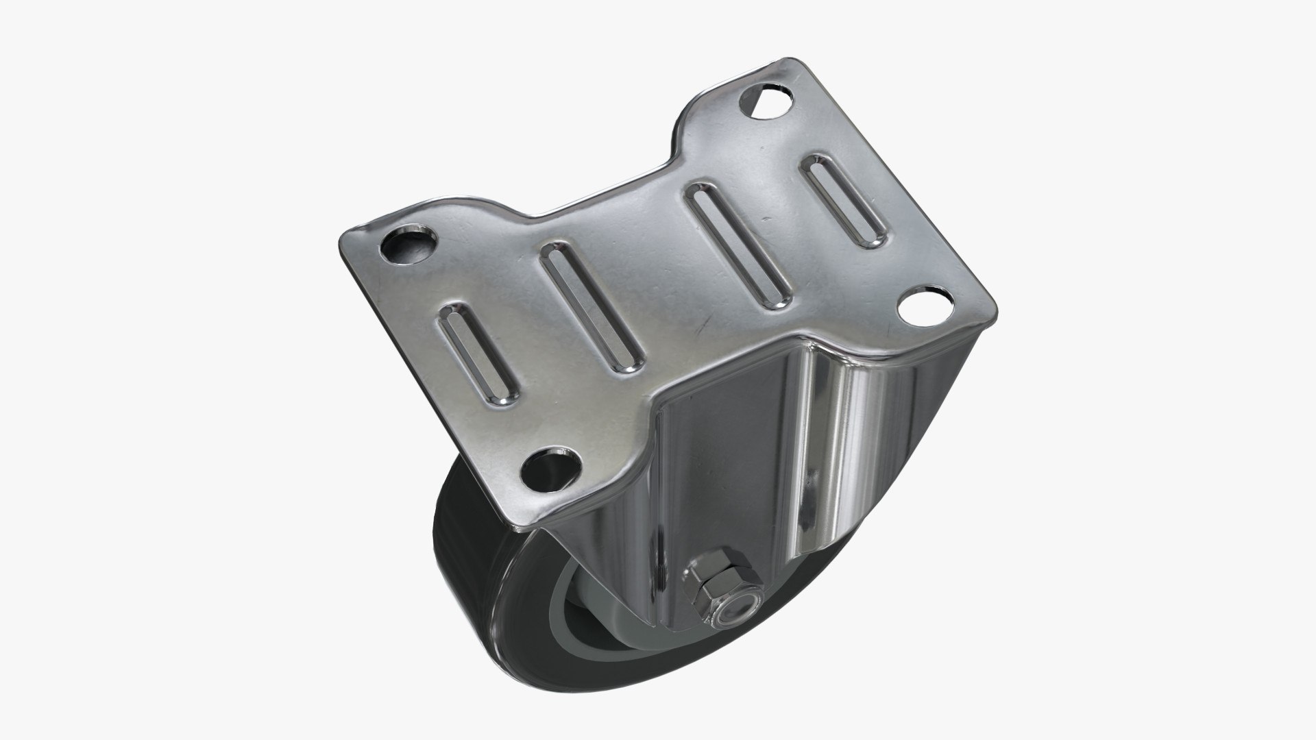 3D Model Rigid Caster Wheel - TurboSquid 1482691