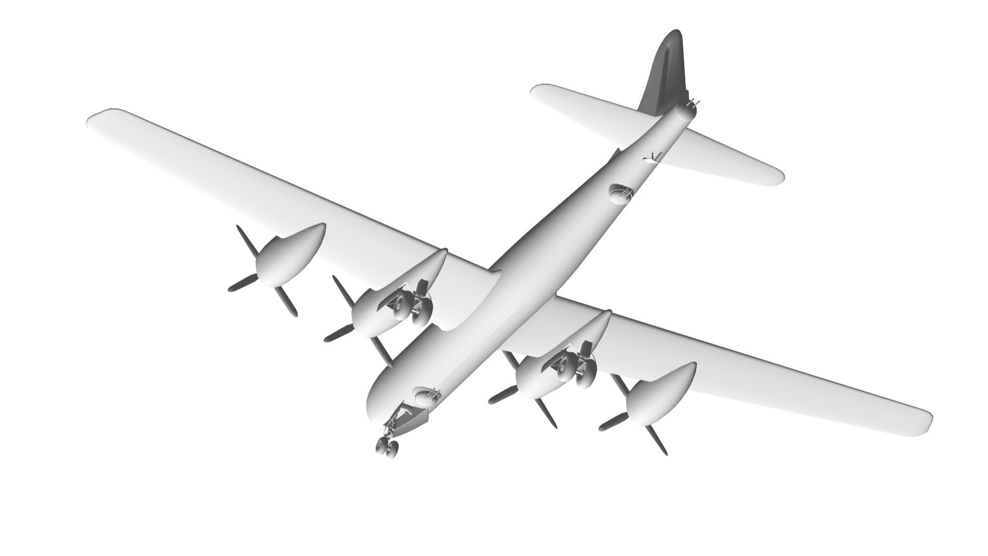 Boeing B-29 Superfortress 3D model - TurboSquid 1986299