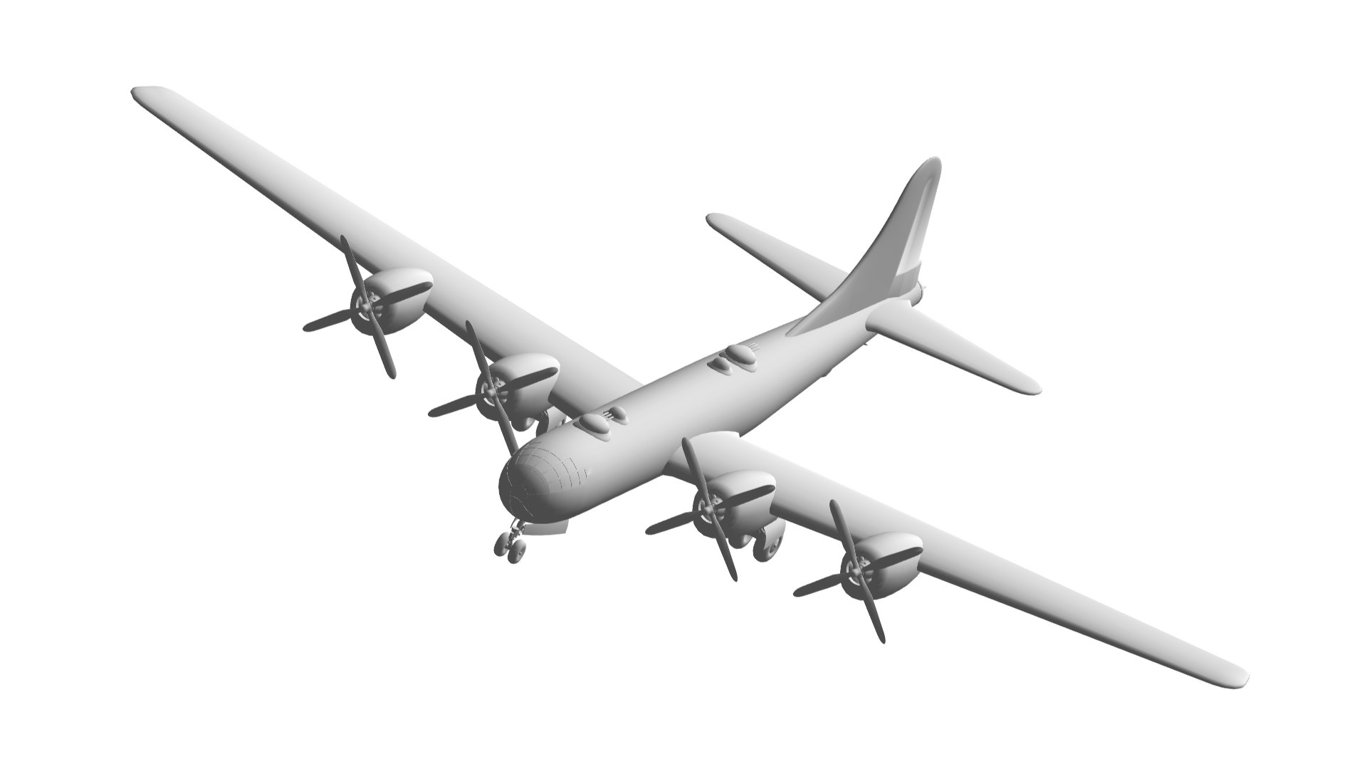 Boeing B-29 Superfortress 3D model - TurboSquid 1986299