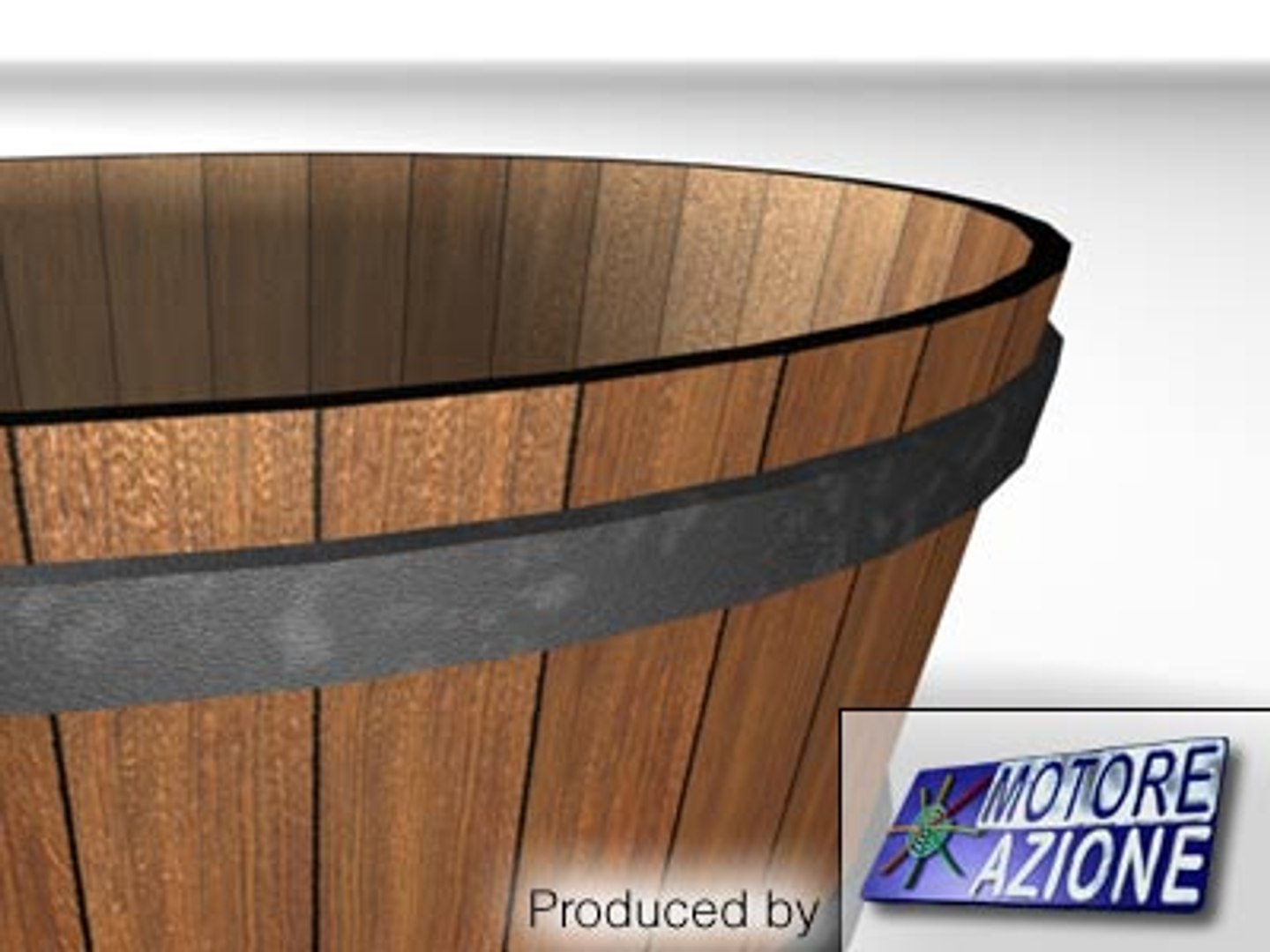 3d Wooden Vat Model
