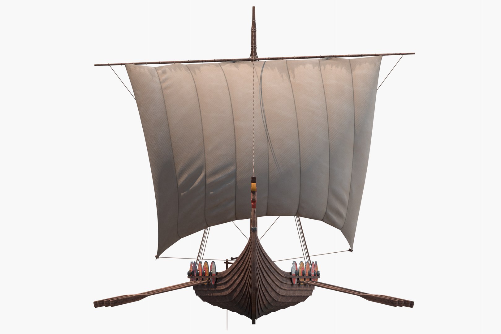 3D Viking Drakkar Ship Model - TurboSquid 1856756