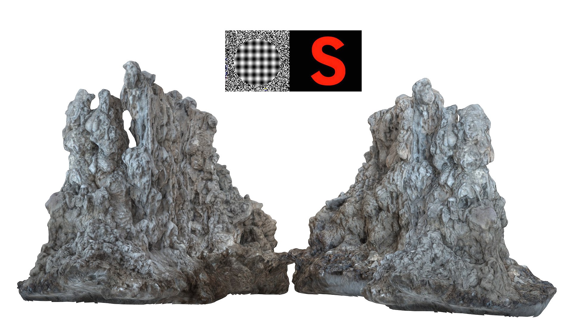 Stone Boulders Ned Obj
