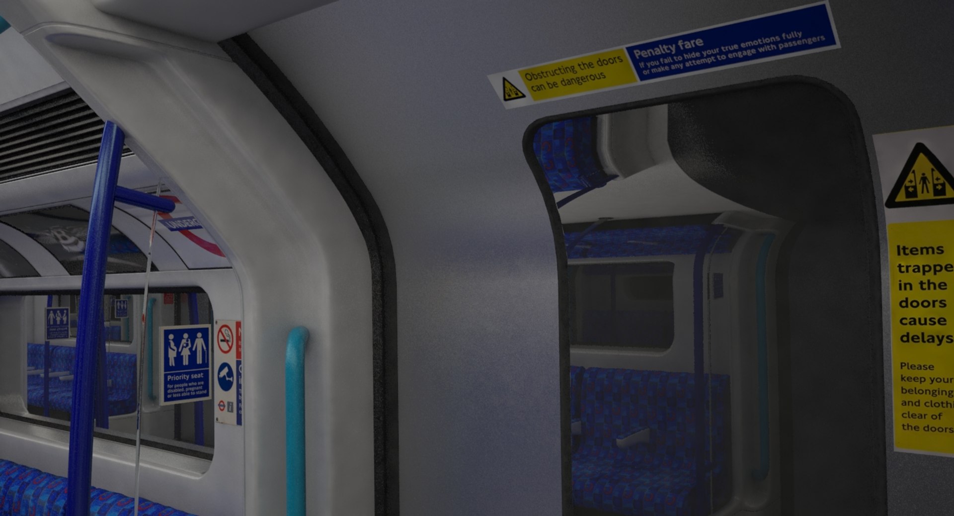 London Metro Train 3d Ma