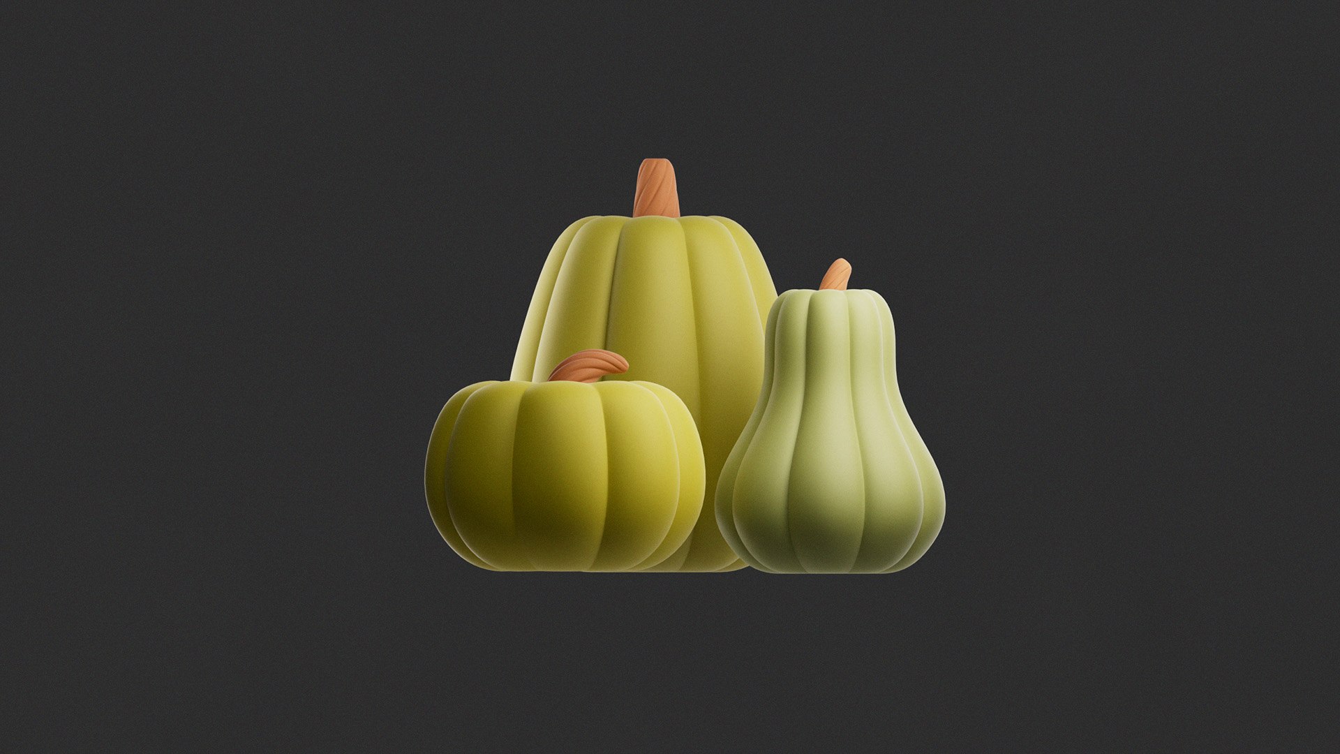 3D Pumpkins Model - TurboSquid 2130667