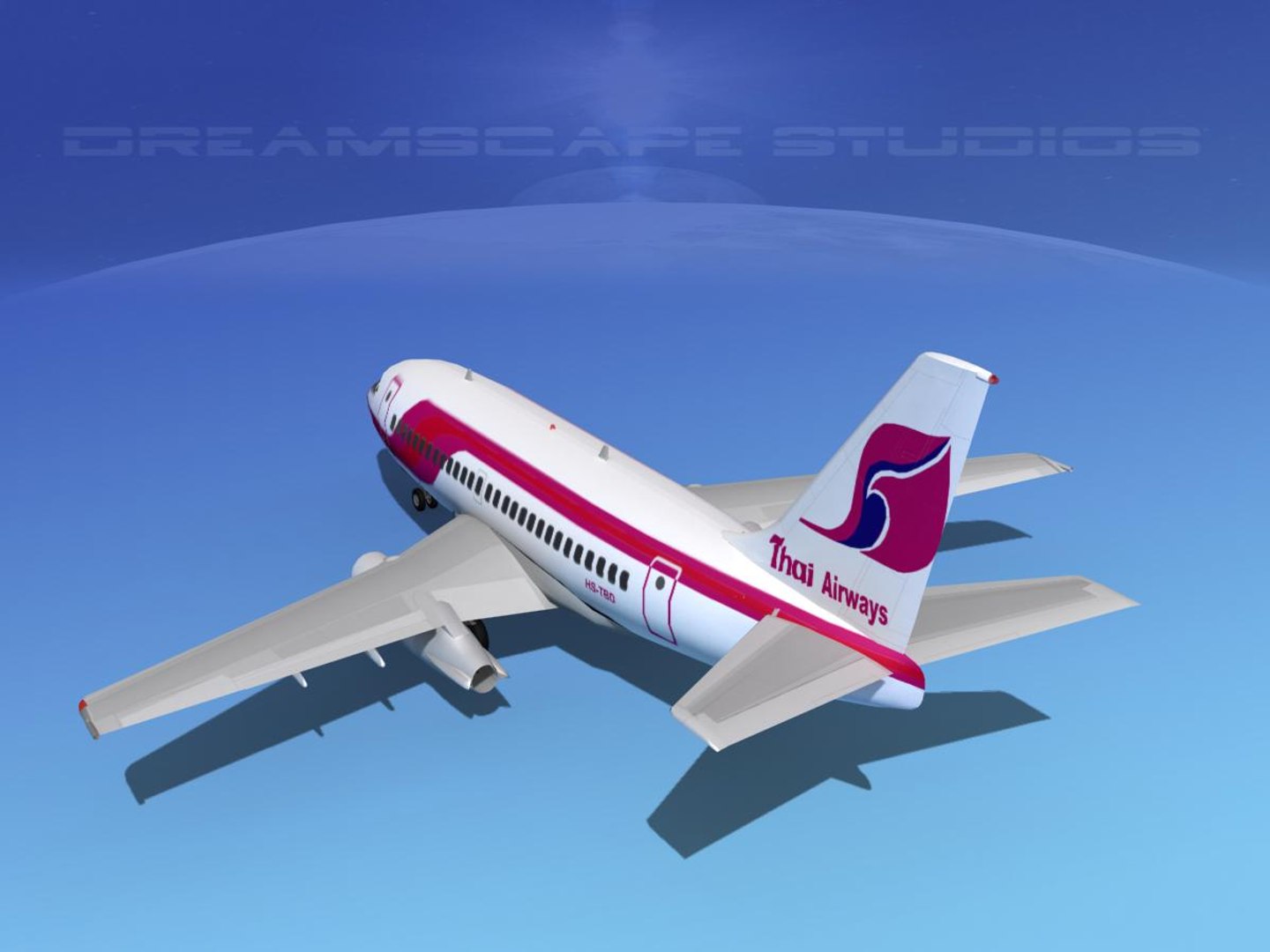 Boeing 737 737-100 3d Model