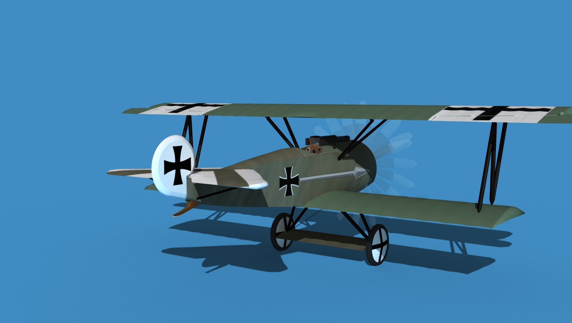 Fokker D-VI V15 Model - TurboSquid 1919437